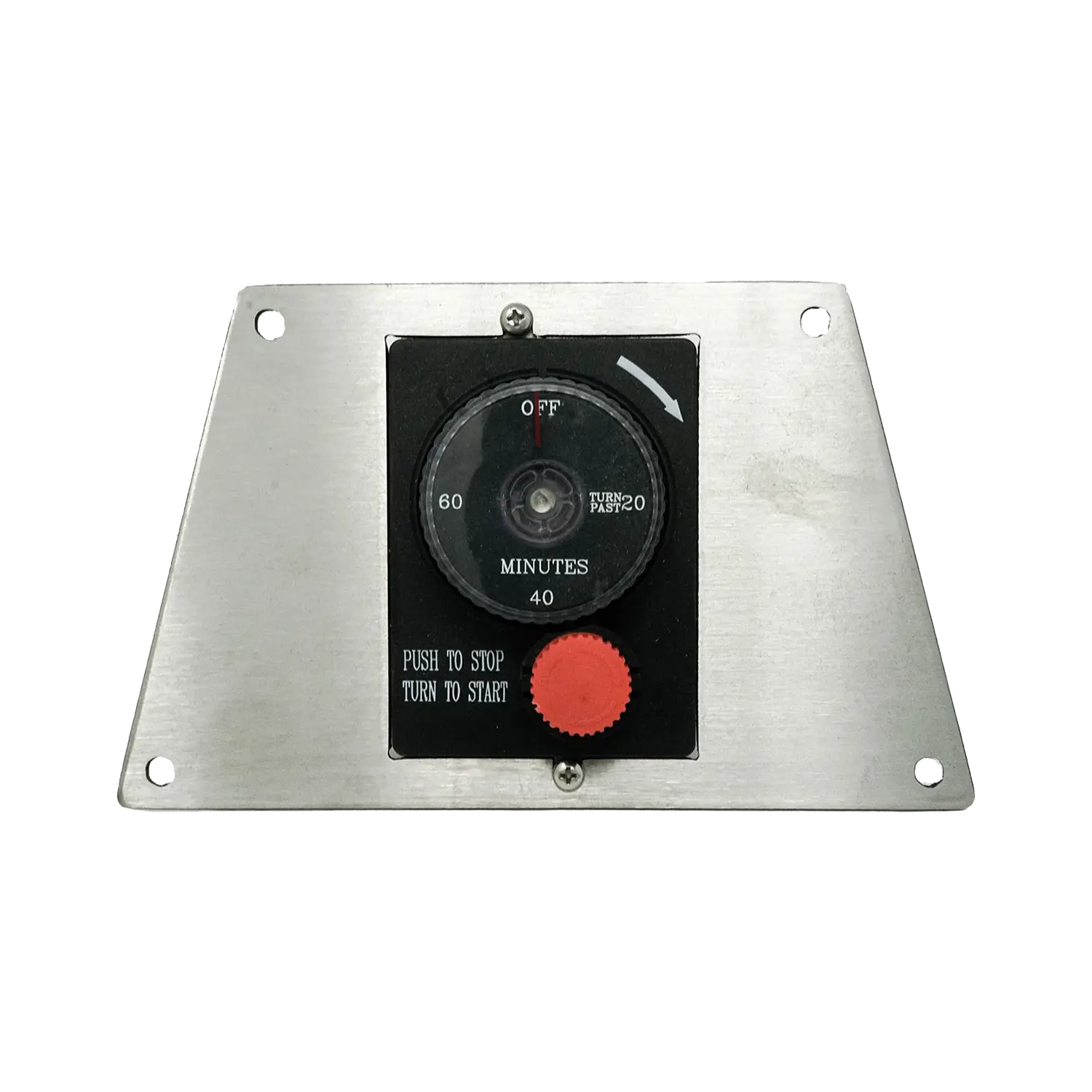 Gas Timer with E-Stop - Flat Trapezoid Panel – Videl USA